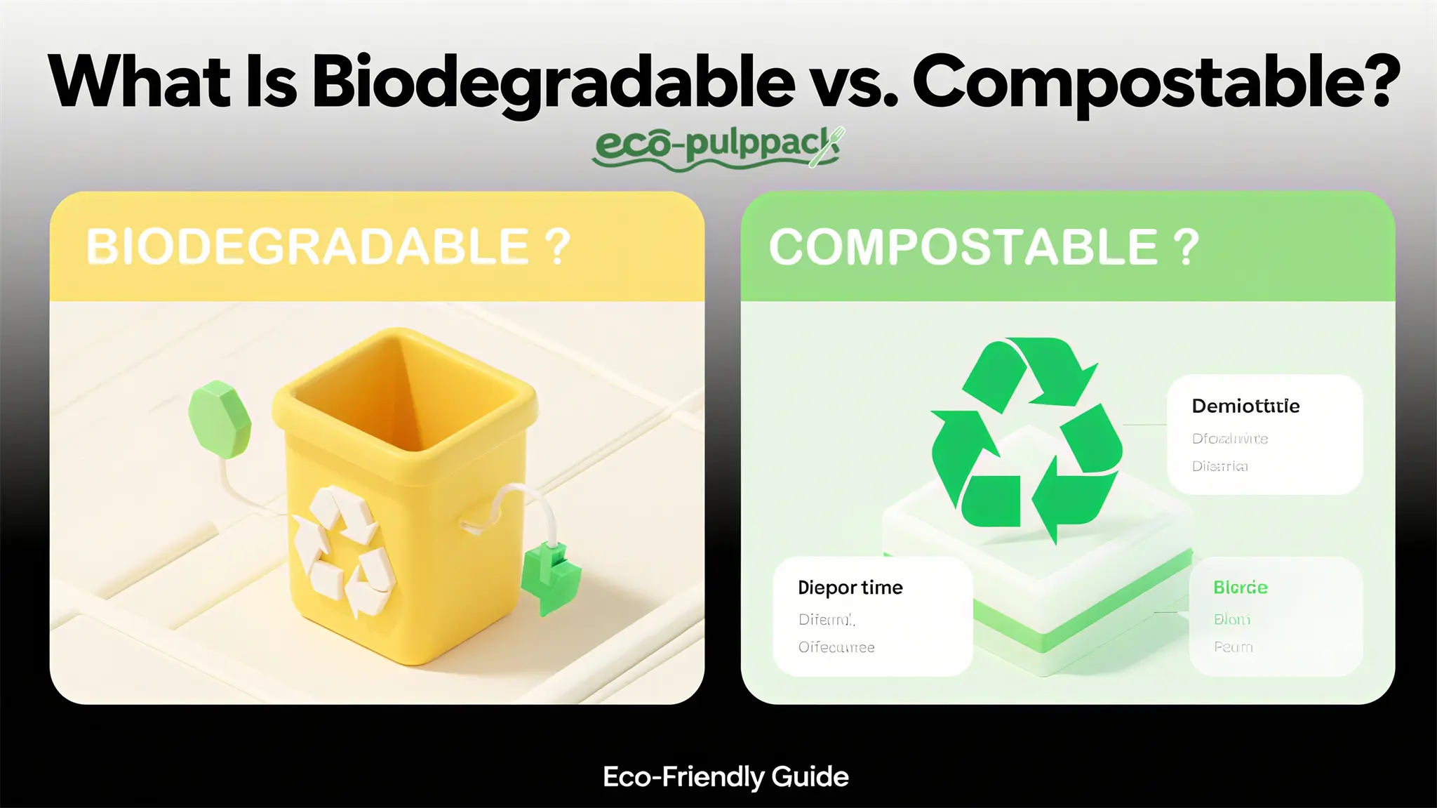 Biodegradable vs Compostable — What’s the Real Difference?